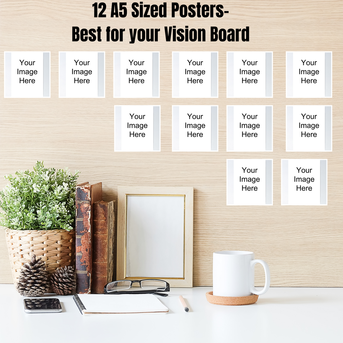 Personalized 12 A5 Posters For Vision Board 2026| Vision Board 2026 Co ...