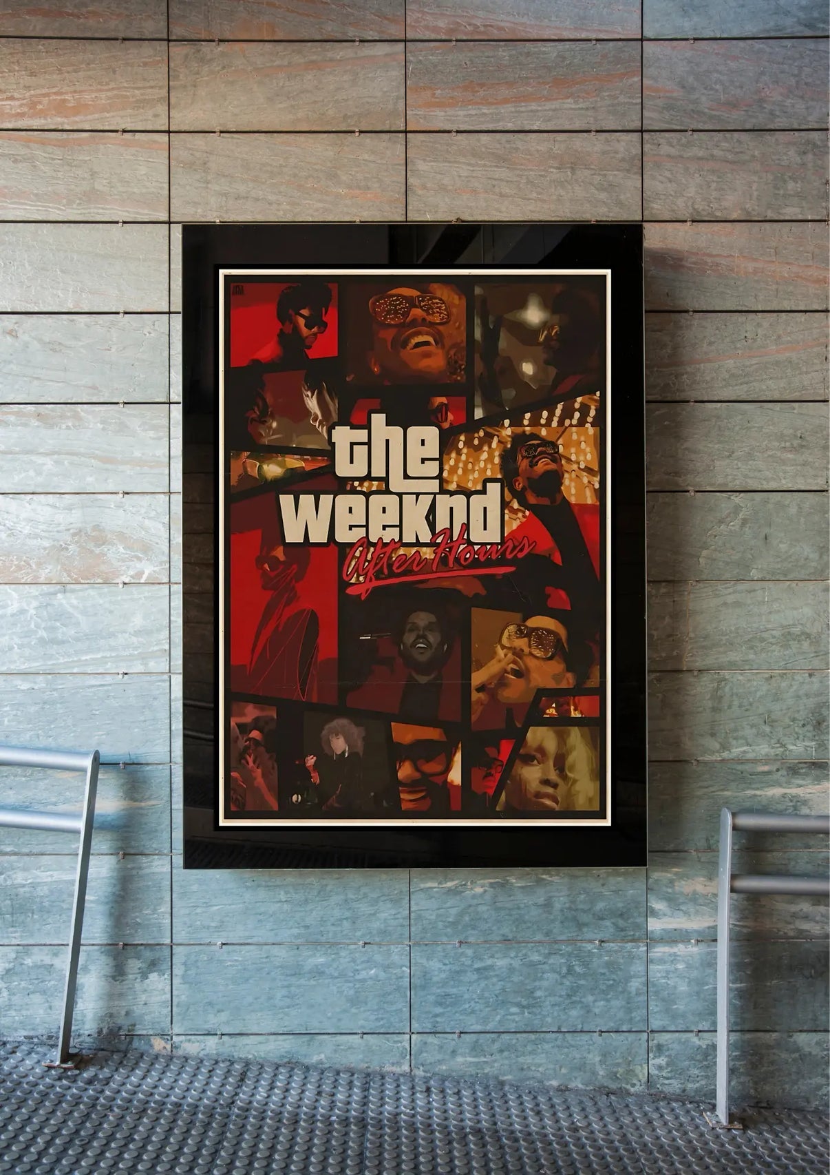 The Weeknd - After Hours (GTA style) – Poster Printing Company